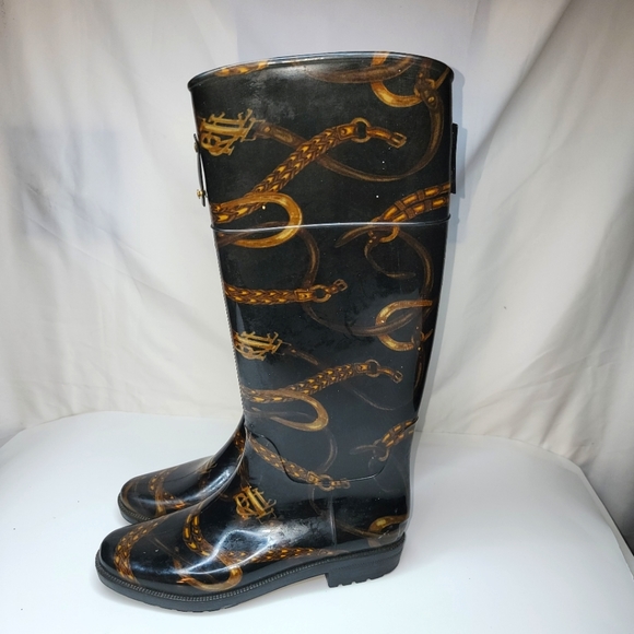 Shoes | Lauren Ralph Lauren Womens Rossalyn Ii Rain Boot Horsebit Size ...